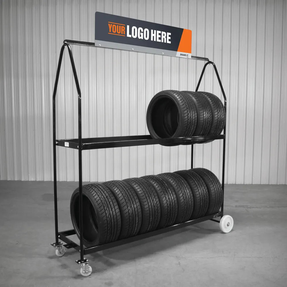Mobile tire display rack – Moto Solutions